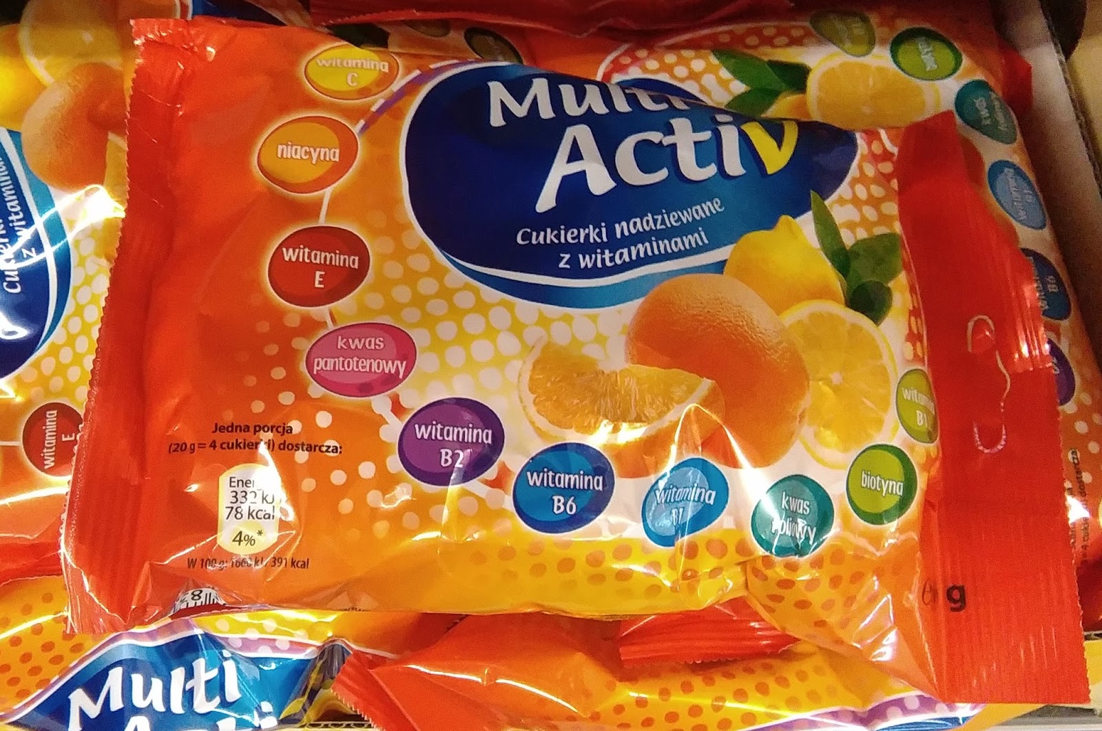 SMACZNE I WEGAŃSKIE: CUKIERKI Z WITAMINAMI Multi Activ