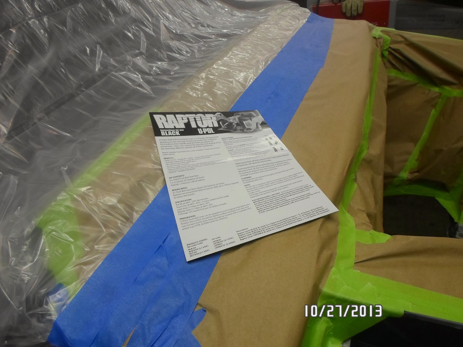 Night Mission Boss 302 Blog: Apron Seam Sealing & Undercoating with U ...