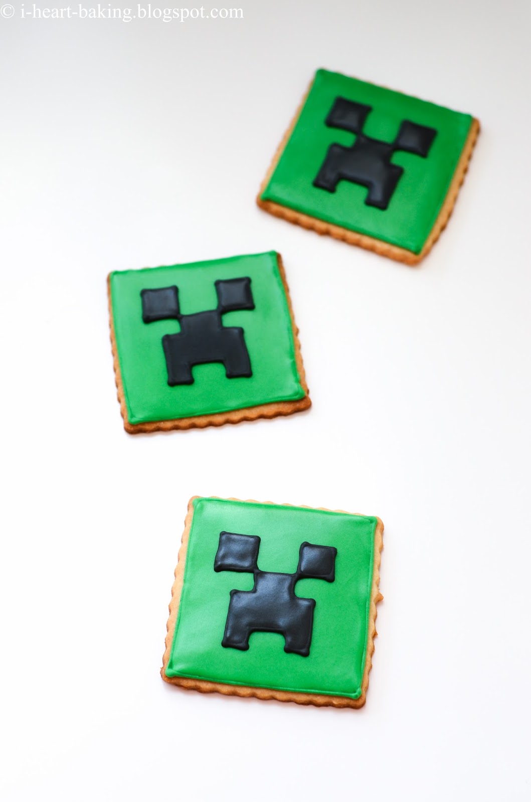 i heart baking!: minecraft cookies