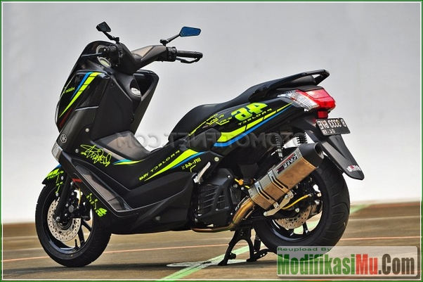 Modifikasi Yamaha NMax 150 Ala MotoGP VR46 Valentino Rossi