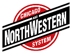 Eddie's Rail Fan Page: The Chicago & NorthWestern Railroad logo.