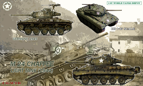 1-87 WORLD TANKS DEPOT (1-87WTD) Online Shop: No-27- US M24 CHAFFEE ...
