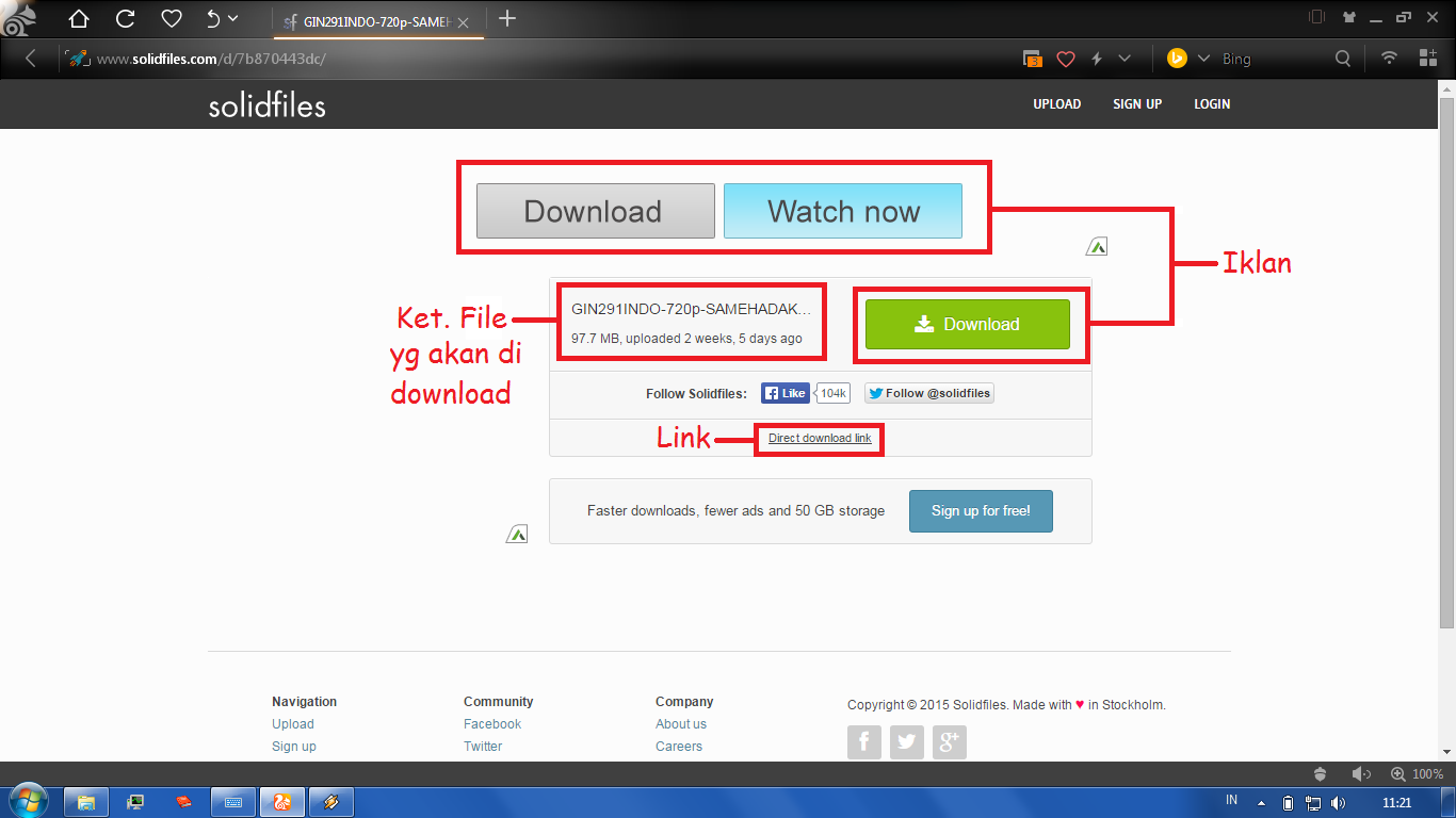 The Spotter: Cara Download File Melalui SolidFiles