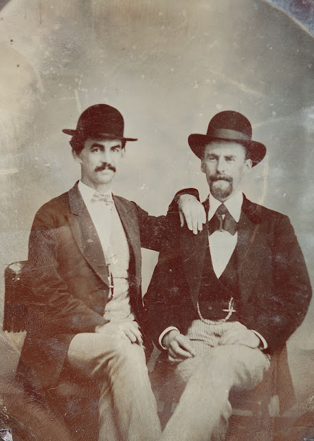 From Maine to Kentucky: Wordless Wednesday ~ Two Unknown Men, Tintype