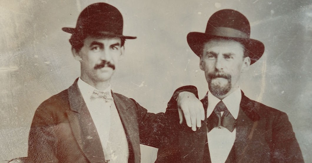 From Maine to Kentucky: Wordless Wednesday ~ Two Unknown Men, Tintype