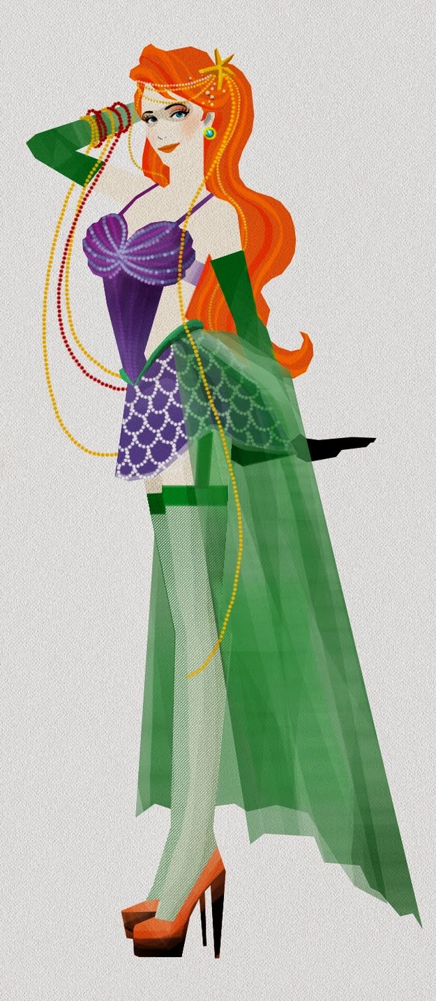 Seduced by the New...: Disney Princess Burlesque Entertainers