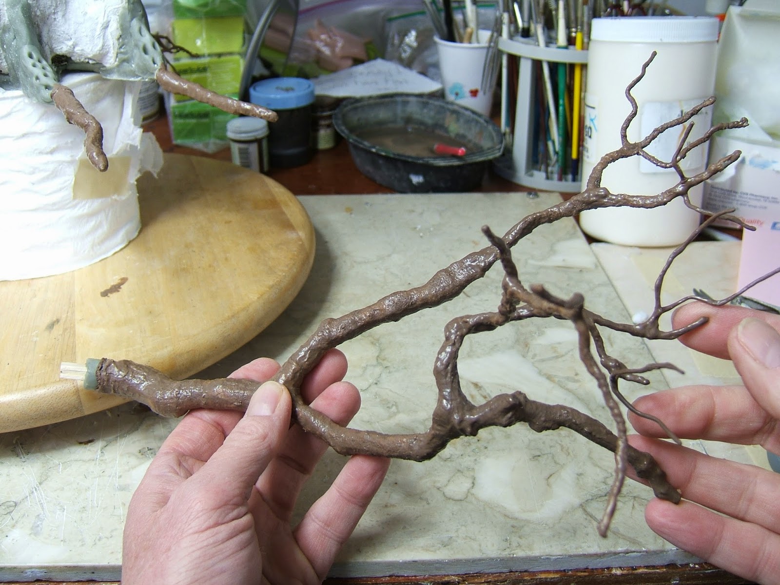 Blacknick Sculpture: Making Miniature Trees Part Three