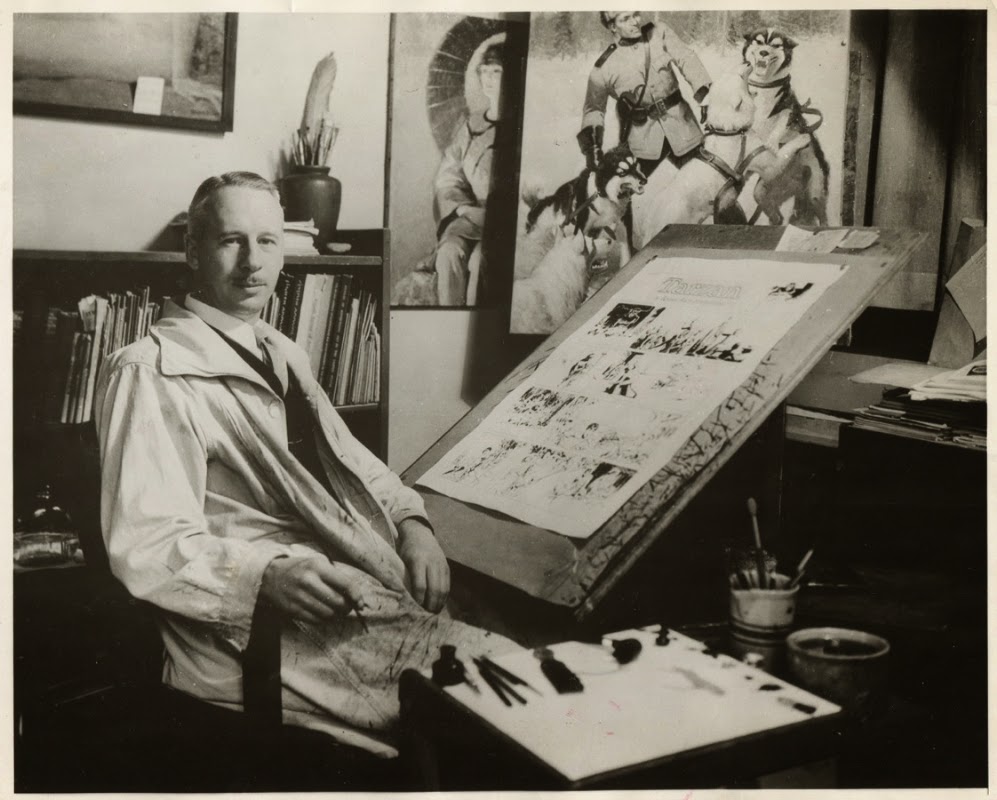 ARTCOMICenventa: El artista en su estudio: HAROLD FOSTER