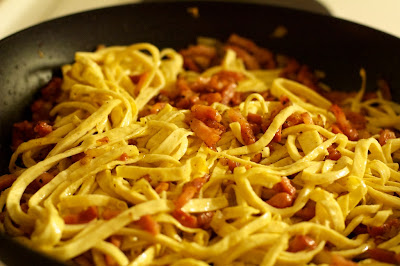 LCHF-recept: LCHF-Pasta Carbonara