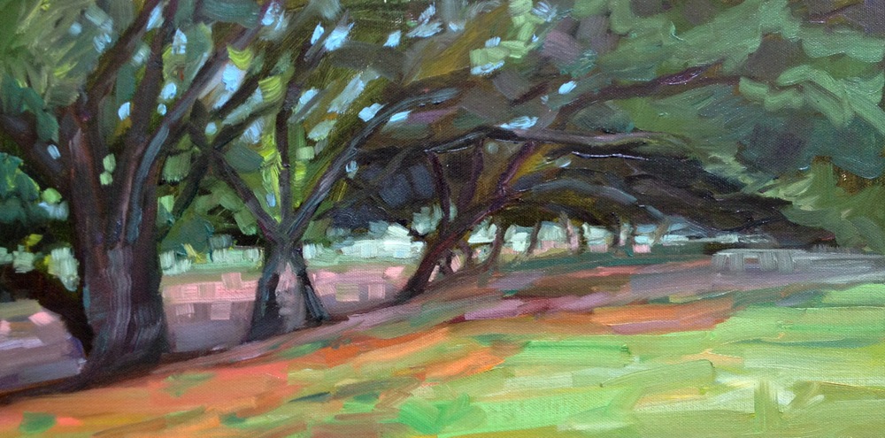 DEWBERRY FINE ART: Leaning Trees
