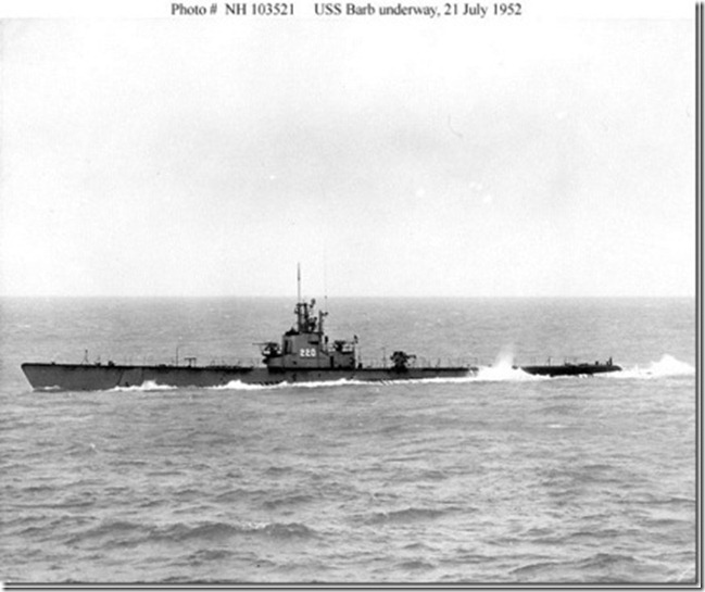 Coffeypot: USS Barb SS-220