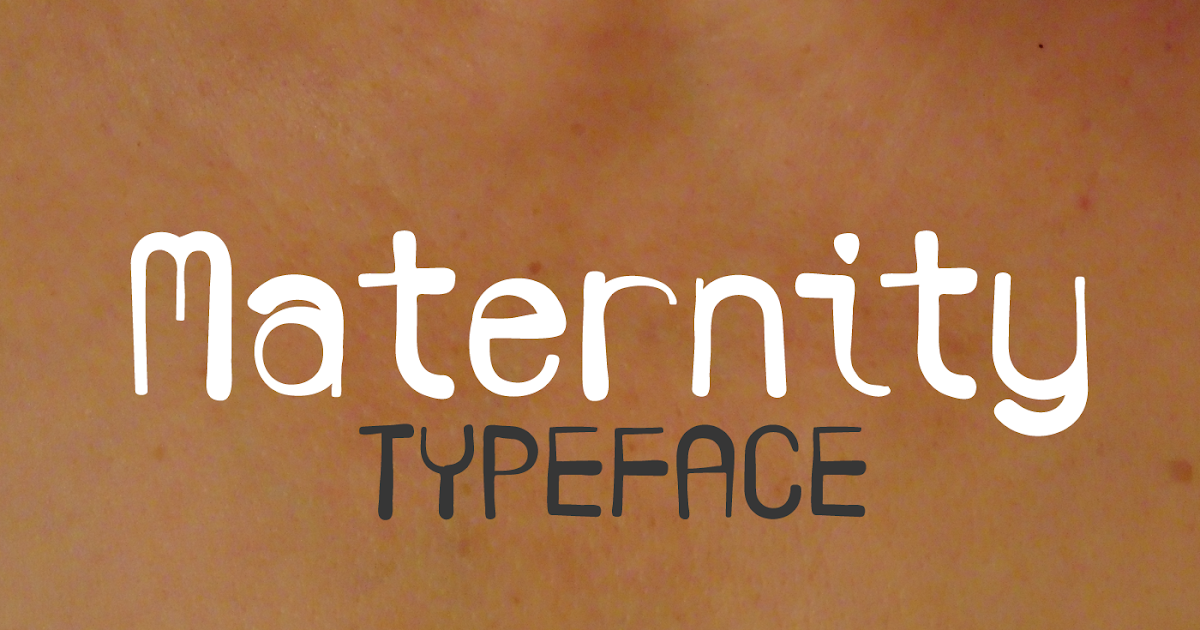 PVF Maternity #Free #Illustrated #Rounded #OTF #Typeface