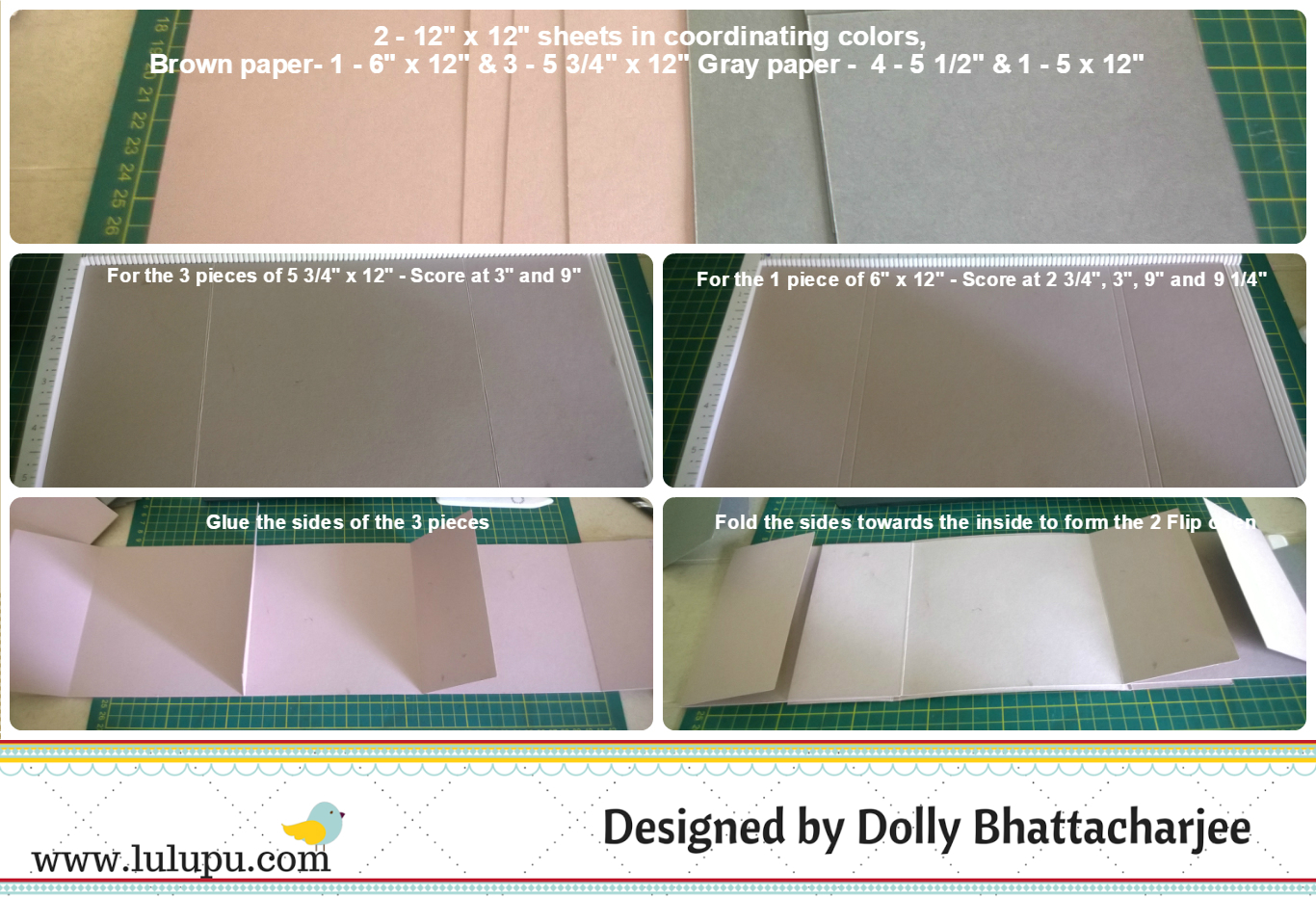 Lulupu - The Craft Lounge: Cardstock - Mini Album Tutorial