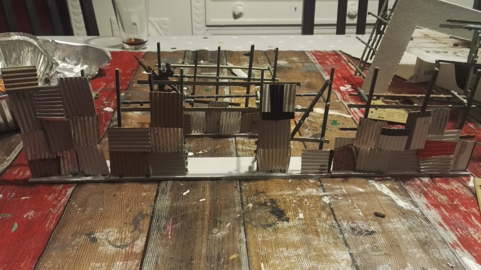 Bloodbeard's Garage: Tutorial: Corrugated Scrap Metal Walls
