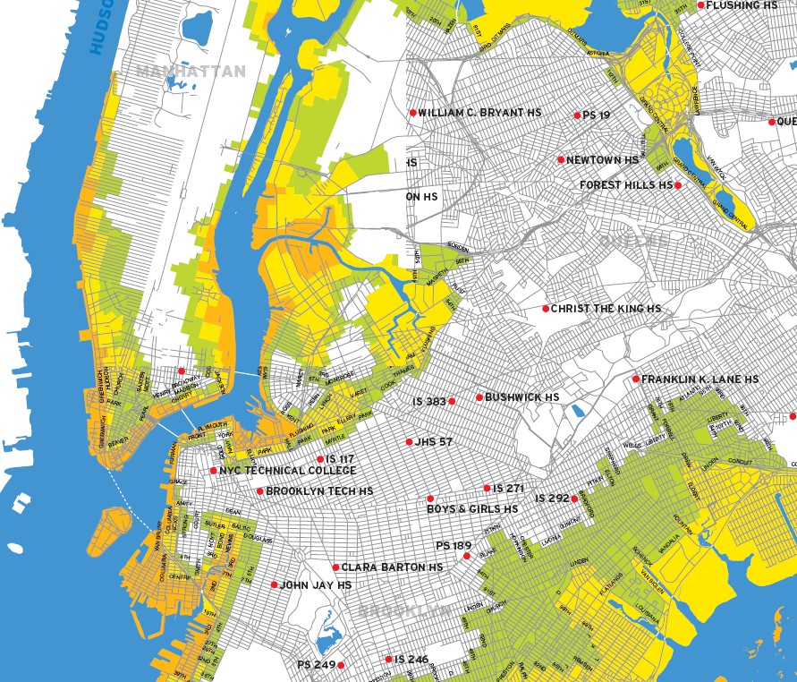 The NYC Big Adventure: The 2011 New York City Hurricane Evacuation Map