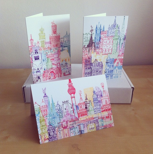 Cheism: Tower Greeting cards