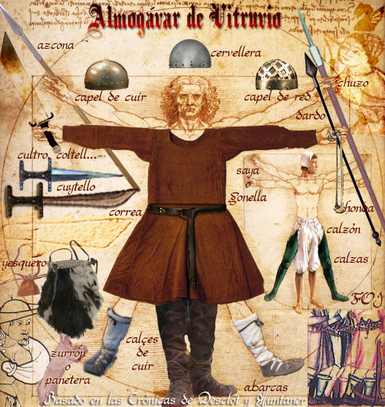 ALMOGÁVARES DE EUROPA, atuendo, equipación y armas.: El Almogávar de ...