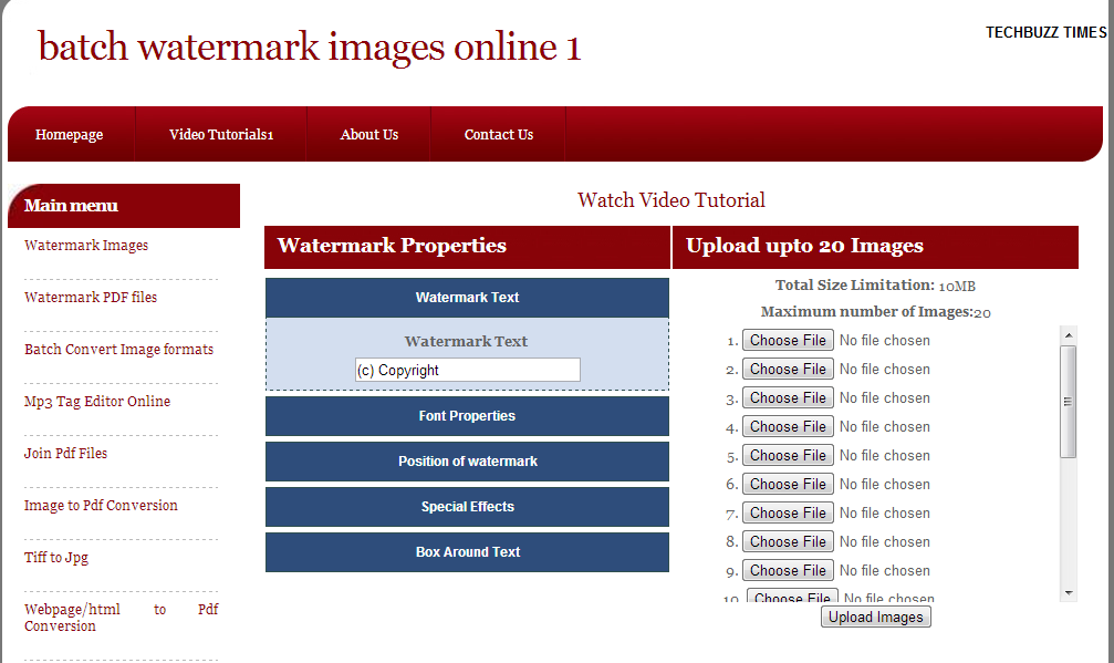Free Online Watermark Generator