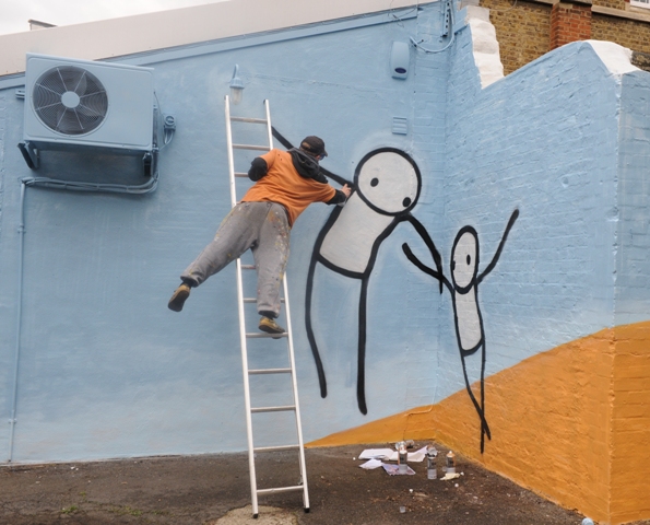 Stik New Mural In London | StreetArtNews | StreetArtNews