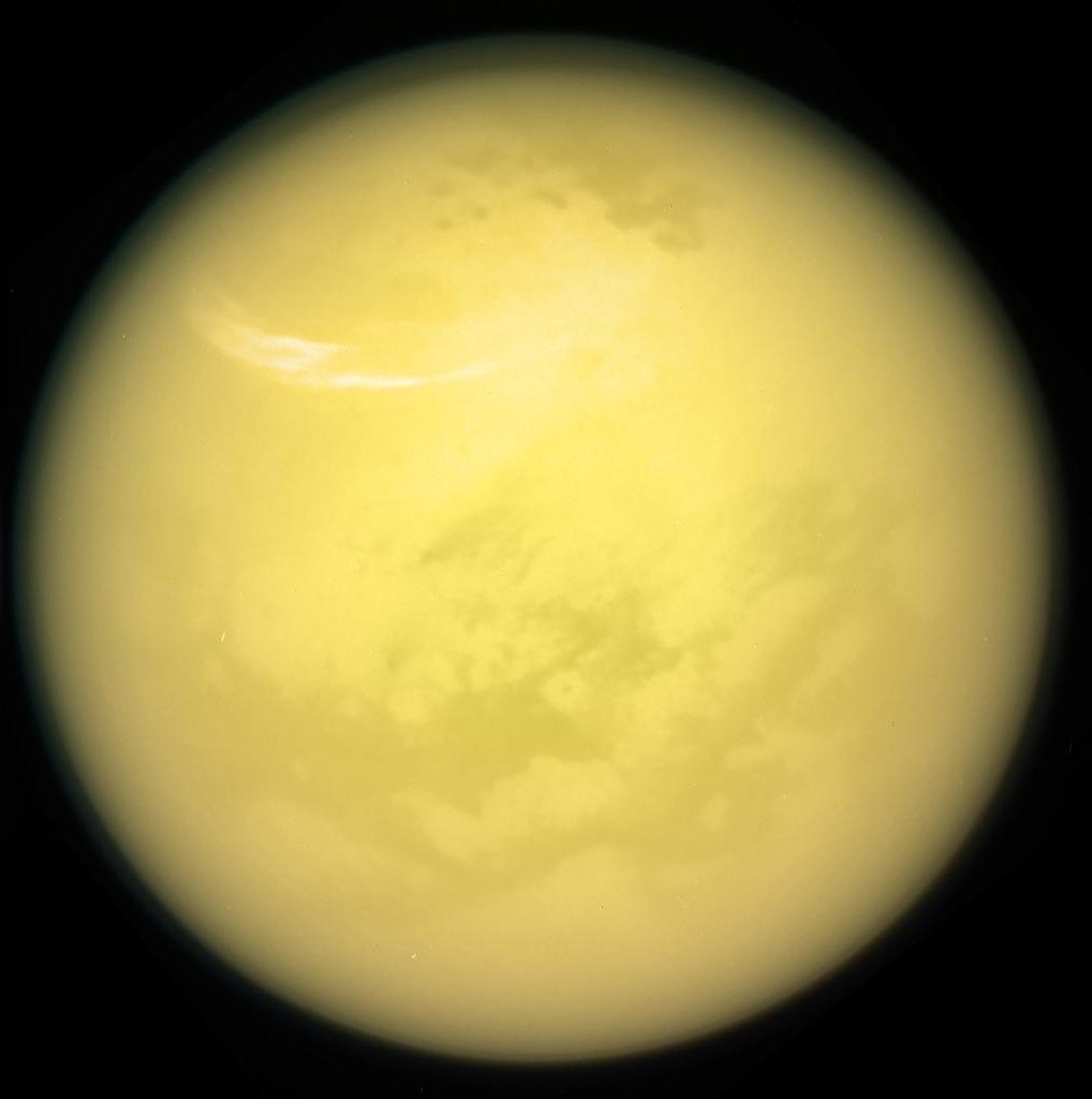 Two views of Saturn's moon Titan | Earth Blog