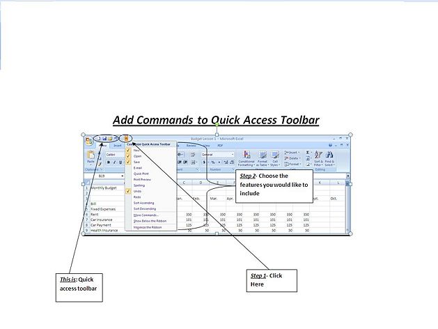 Quick Access Toolbar
