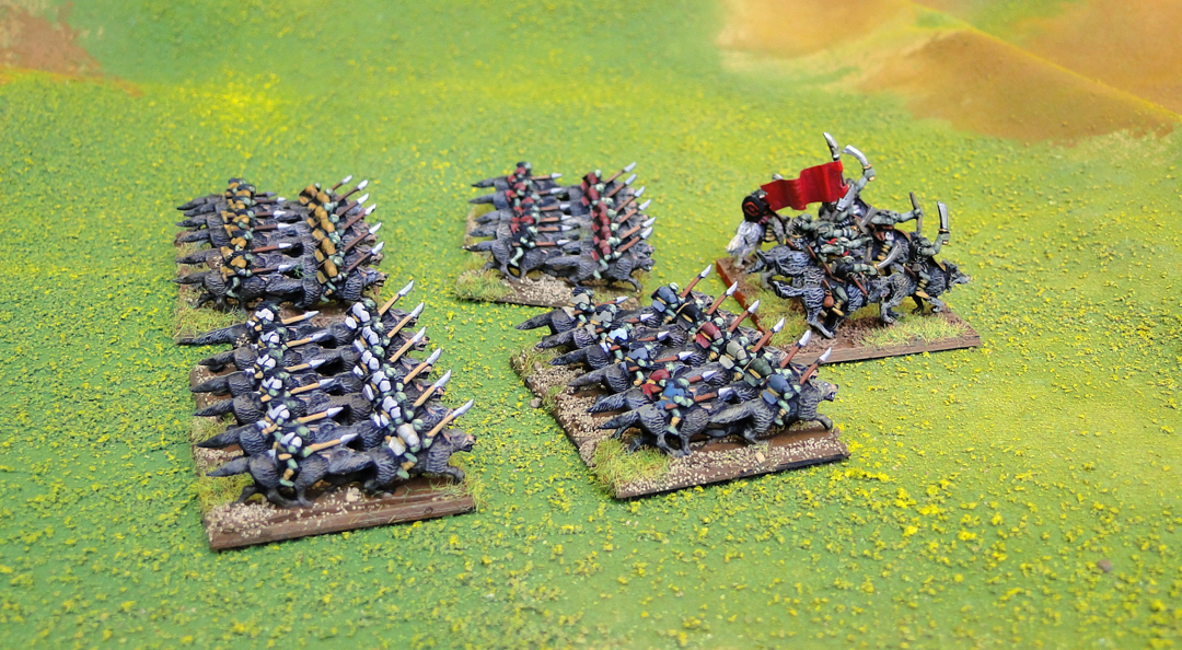 Skull and Crown: Warmaster Orc Army: Cavalry and Command!