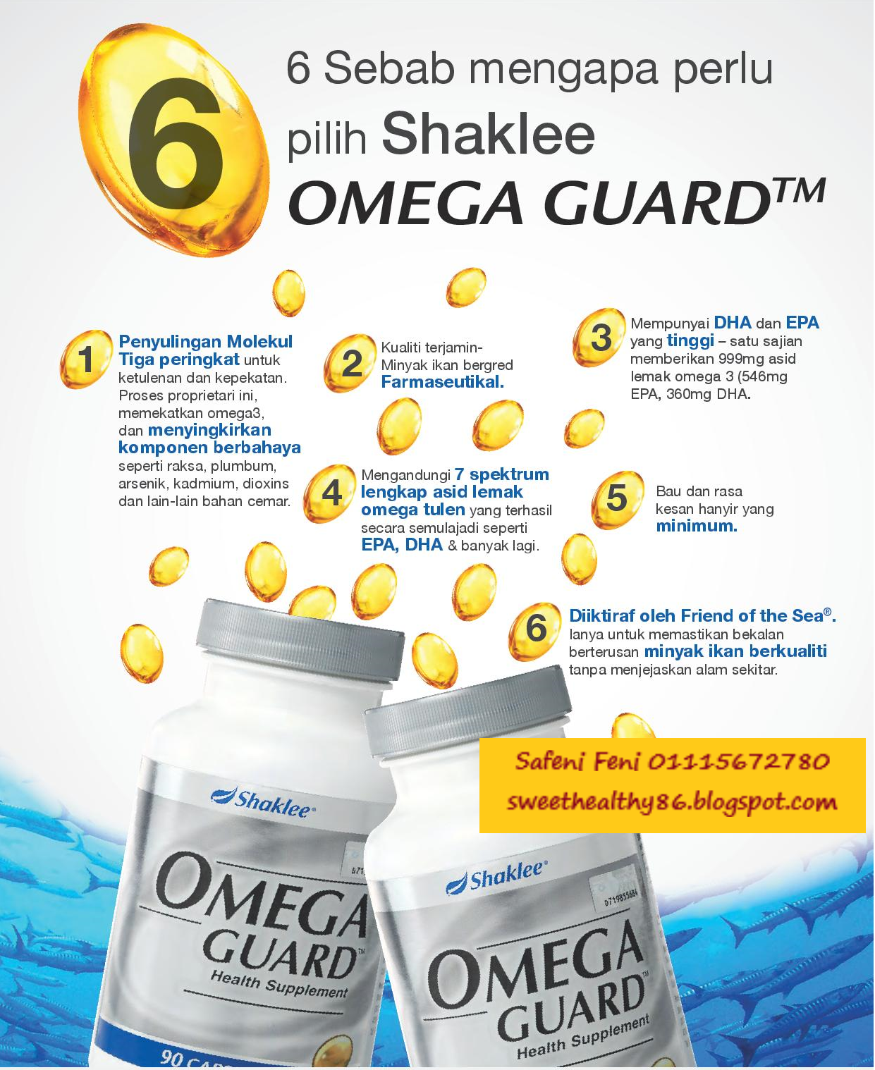 KEBAIKAN OMEGA GUARD UNTUK KESIHATAN - Blog Safeni Feni