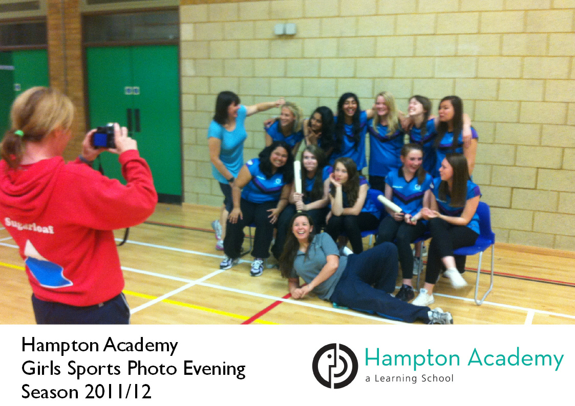 Hampton Academy Sport: Hampton Academy Girls' Sports Team Photo Evening