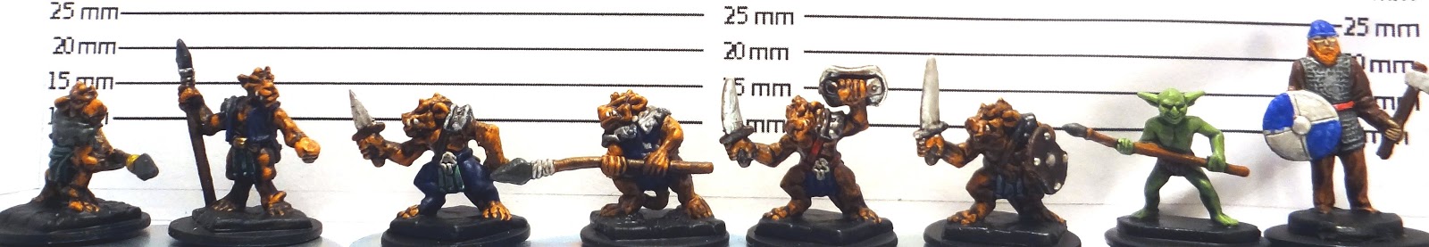 Cheap fantasy minis!: Kobolds completed