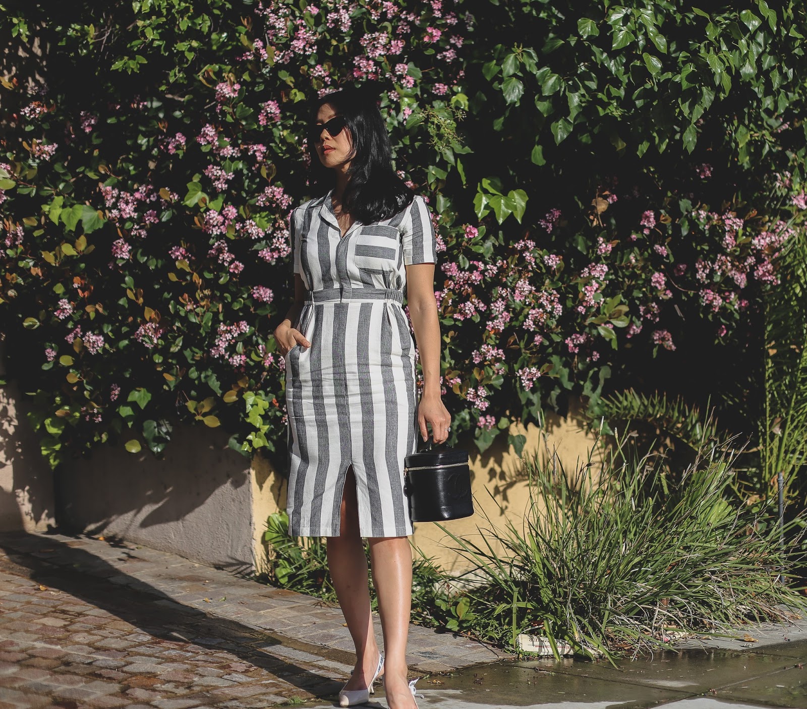 Work Style | The Striped Linen Dress