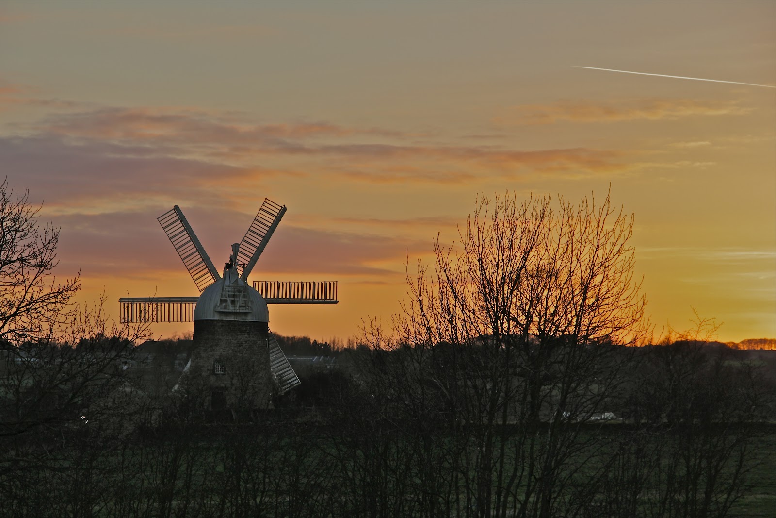 Travelling Diary: Sunset at Heage Windmill,Derbyshire