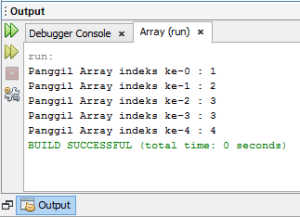 Listia Fatma: Penggunaan Fungsi Array Dalam Java