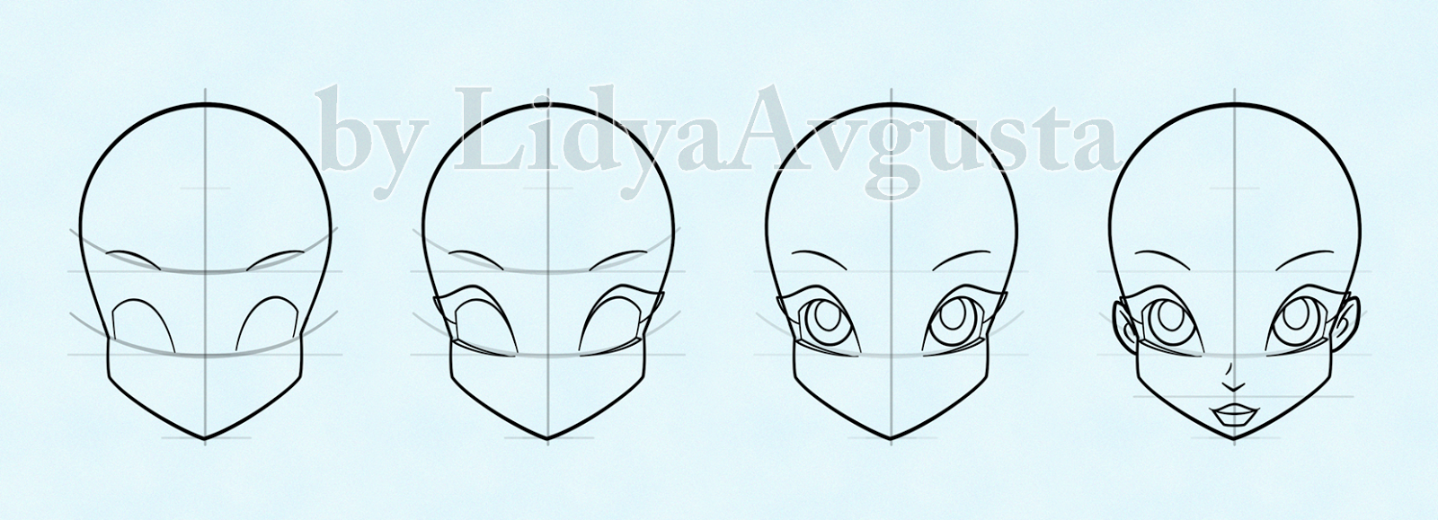 Magic Drawing: Winx - Head - Face