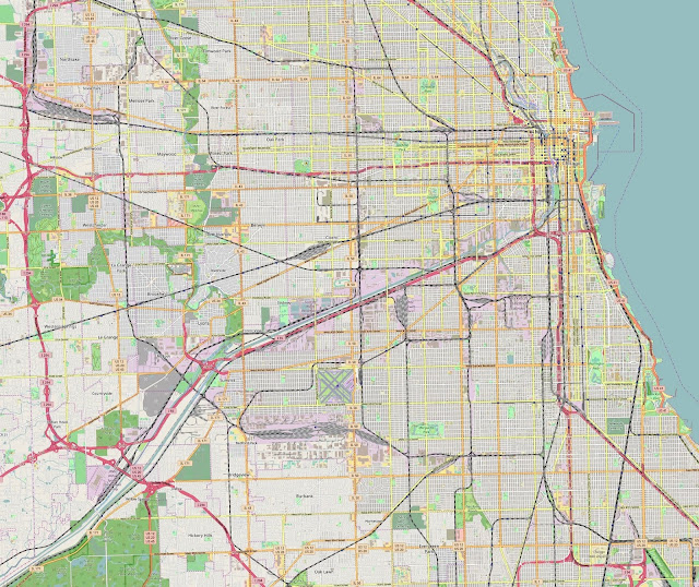City of Chicago Map