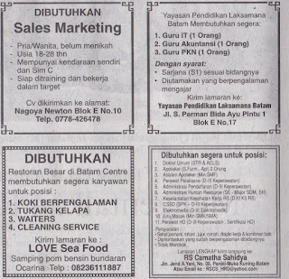 IKLAN BATAM POS
