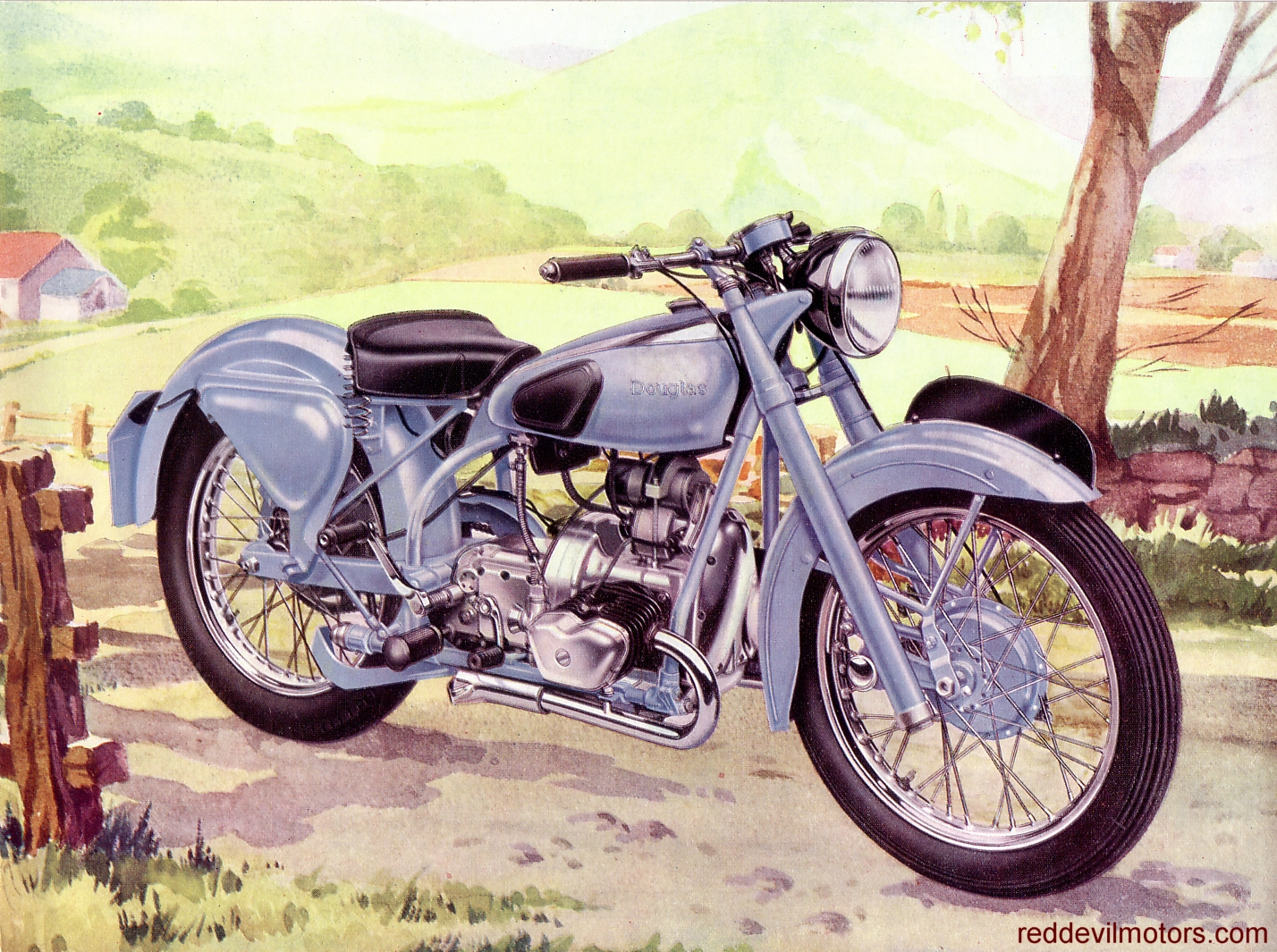 Red Devil Motors: The 1950 Douglas Motorcycles range
