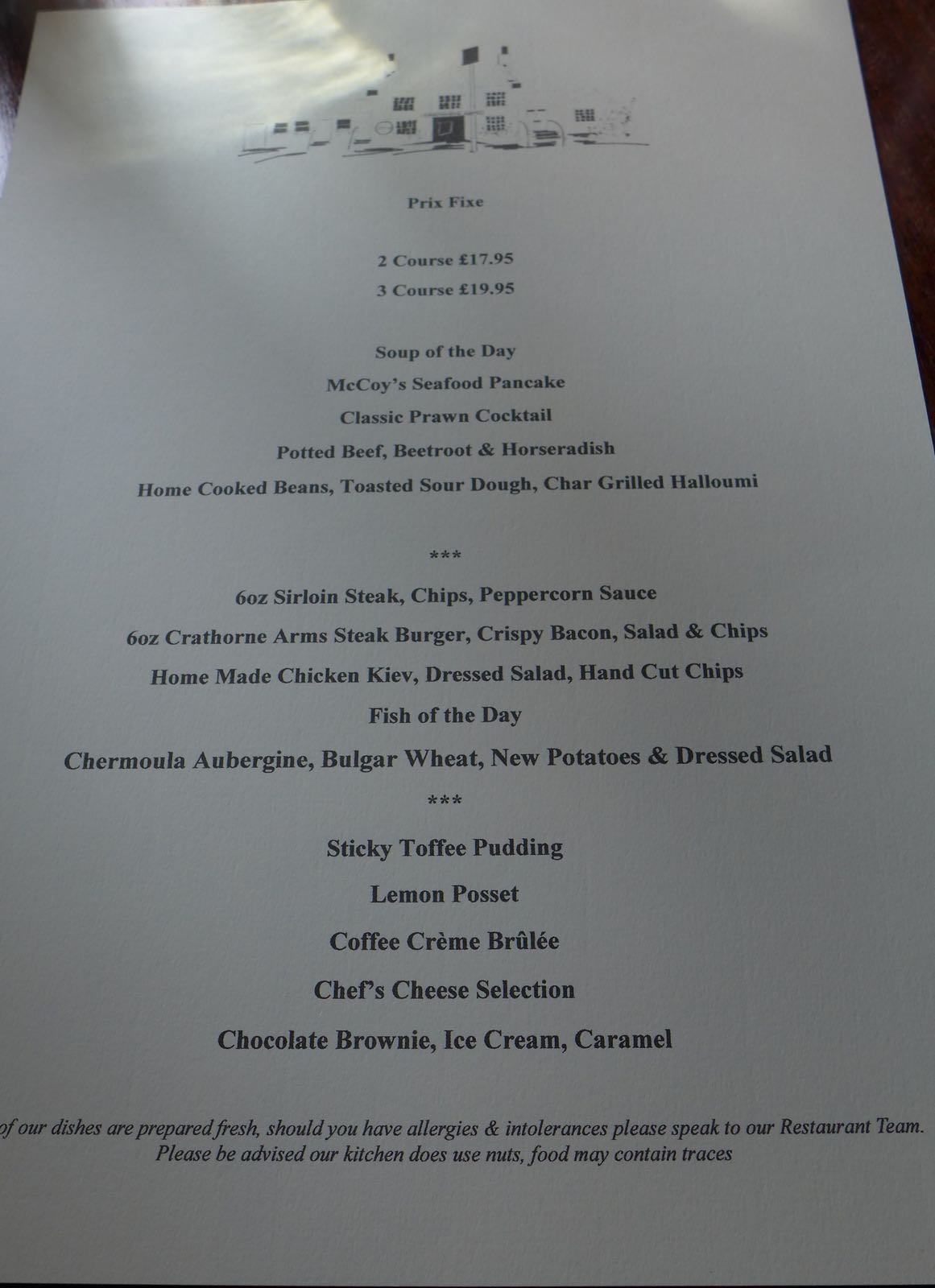 The Secret Diner: The Crathorne Arms