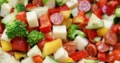Savory Sweet and Satisfying: Italian Veggie Salad