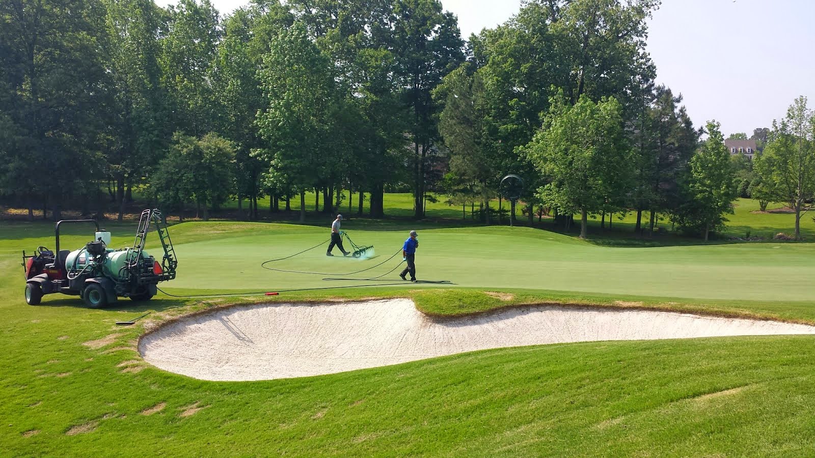 Two Rivers Country Club Golf Maintenance: Spraying
