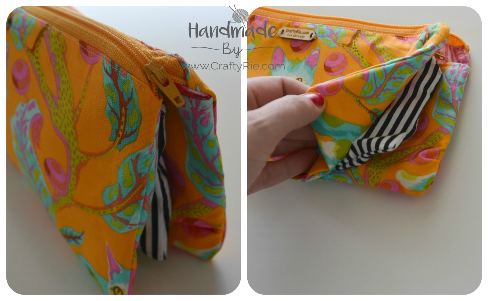CraftyRie: Triple Pouch = Triple LOVE pouch!!