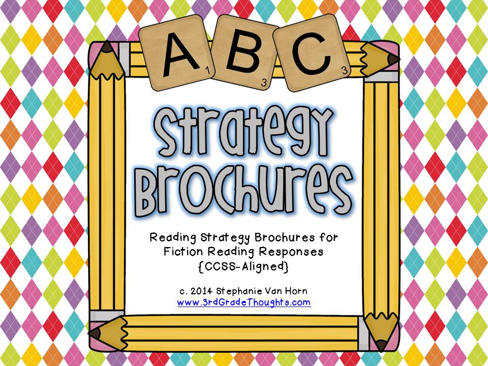 Reading Strategy Brochures - 3rd Grade Thoughts