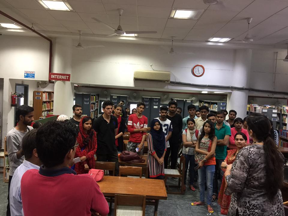 Library visit and Orientation of students of Unity Degree College ...