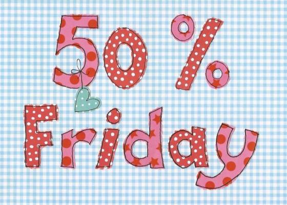 dots and spots: 50% FRIDAY (again)