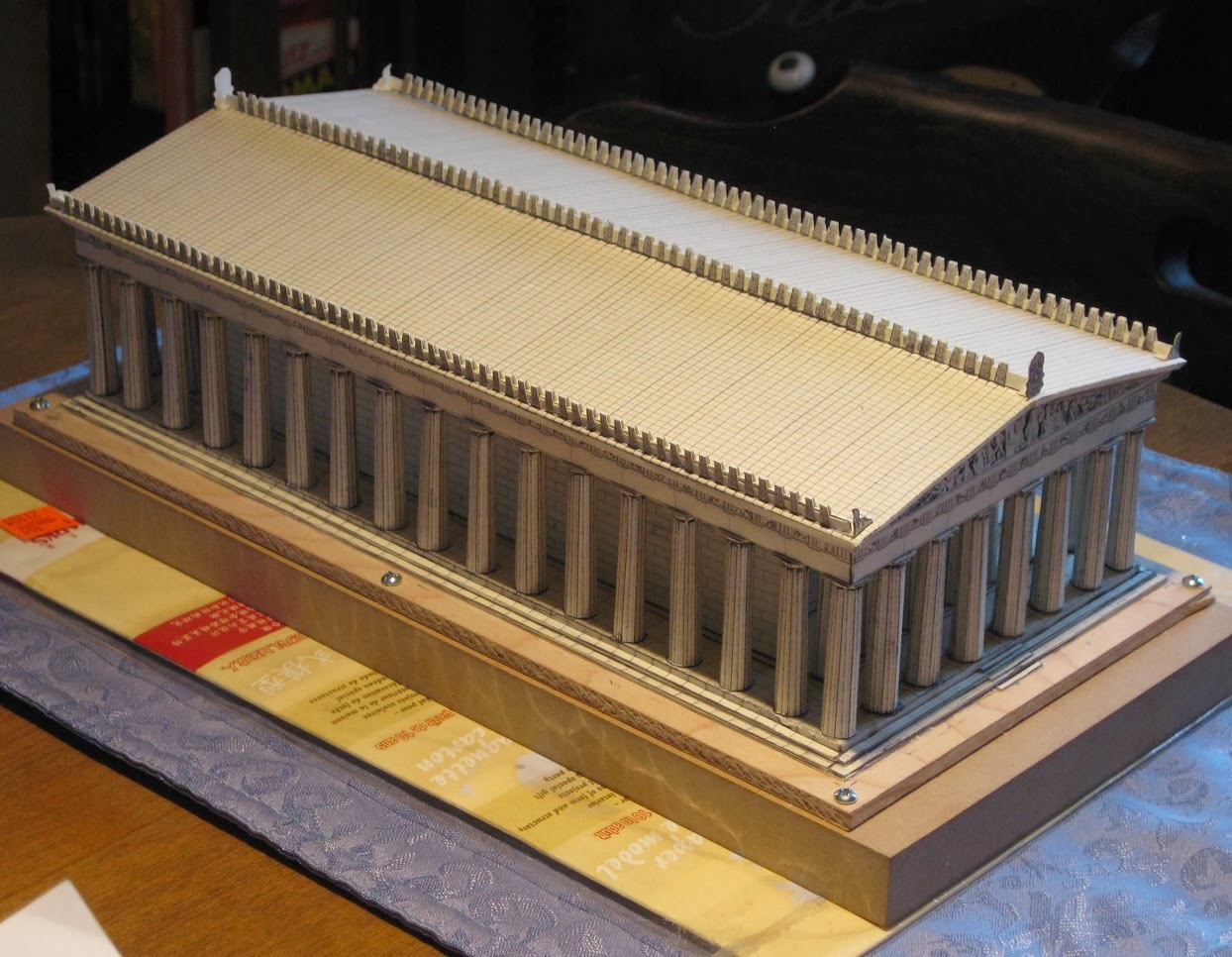Jim's Junk!: Paper Landmarks Parthenon card stock model kit; Not for ...