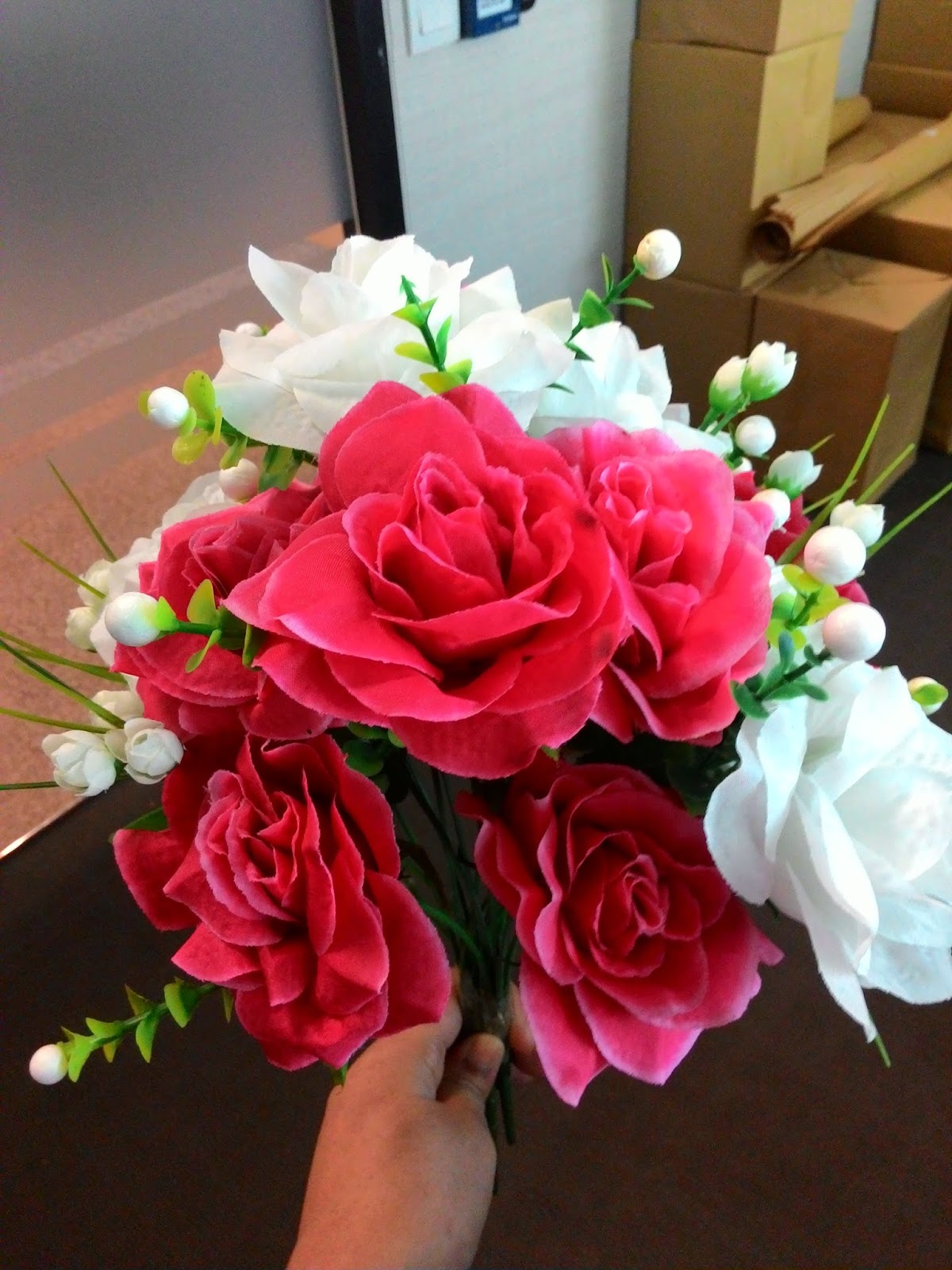 saya nur anis: tutorial buat bouquet bunga simple