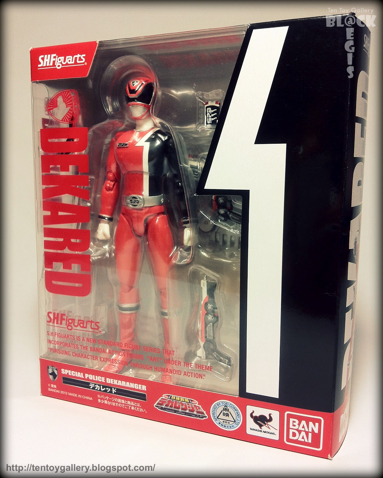 Ten Toy Gallery: Review: S.H.Figuarts Deka Red
