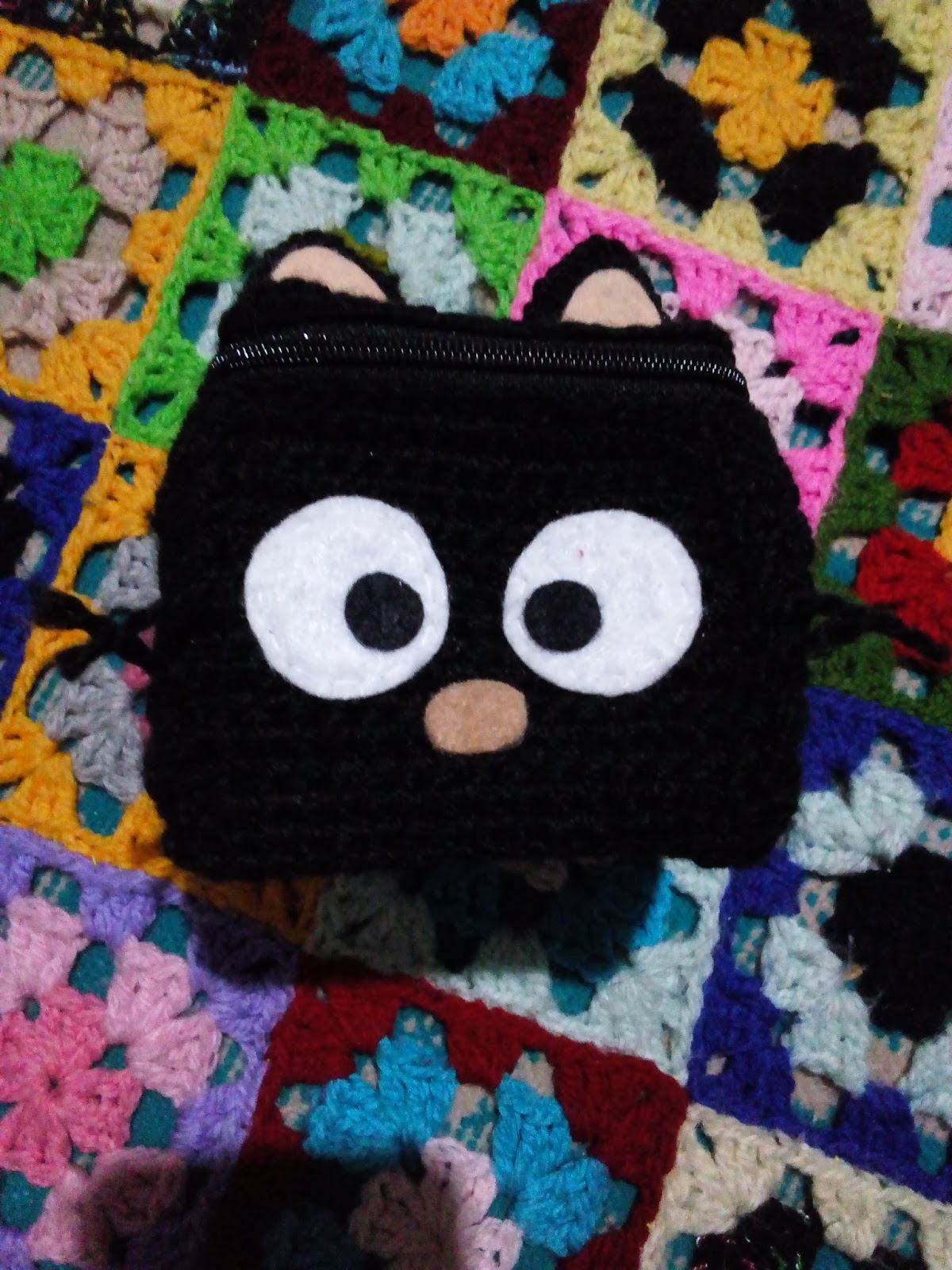 Enedina Nava ★ † blackmoon ★ †: Chococat Square Box Purse Coin Crochet