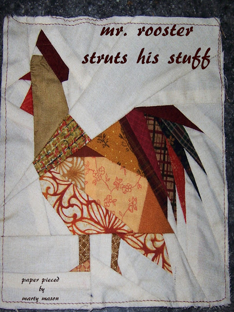 Marty's Fiber Musings: Paper Piecing made easy: by the printed numbers