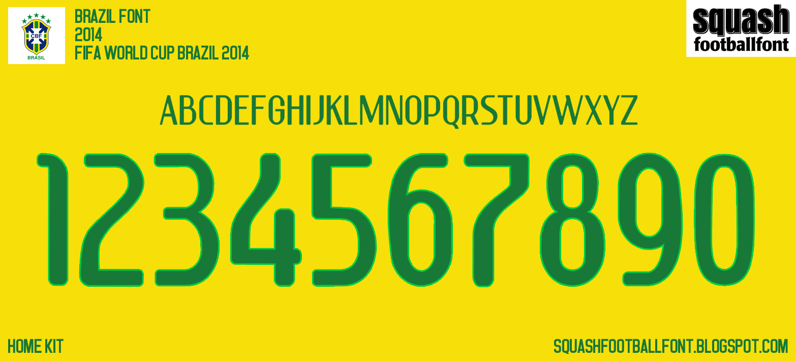 SFF: Brazil World Cup 2014 Font