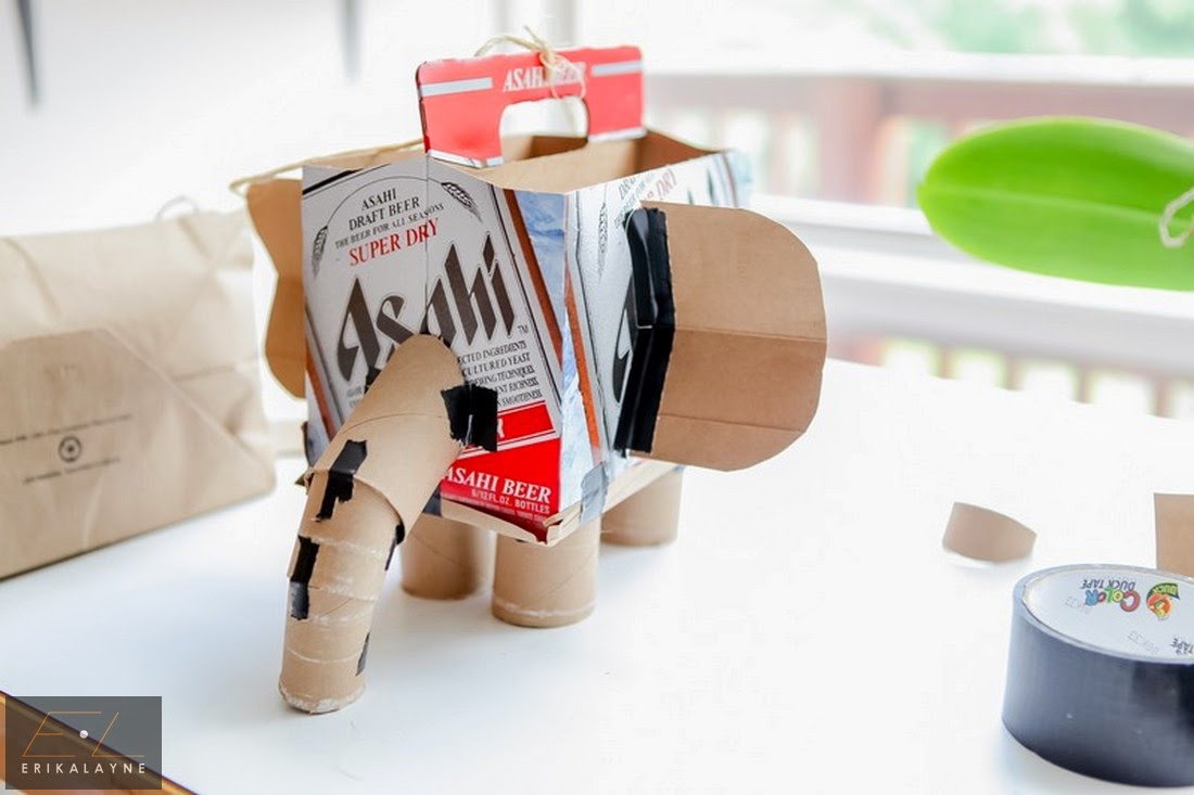 SUGARLAYNE: Elmer Birthday Party and Pinata Tutorial